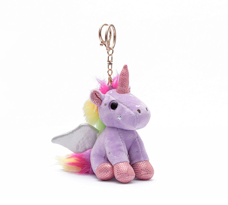 AUSTRALIAN SHEPHERD® Cute Plush Unicorn Keyring